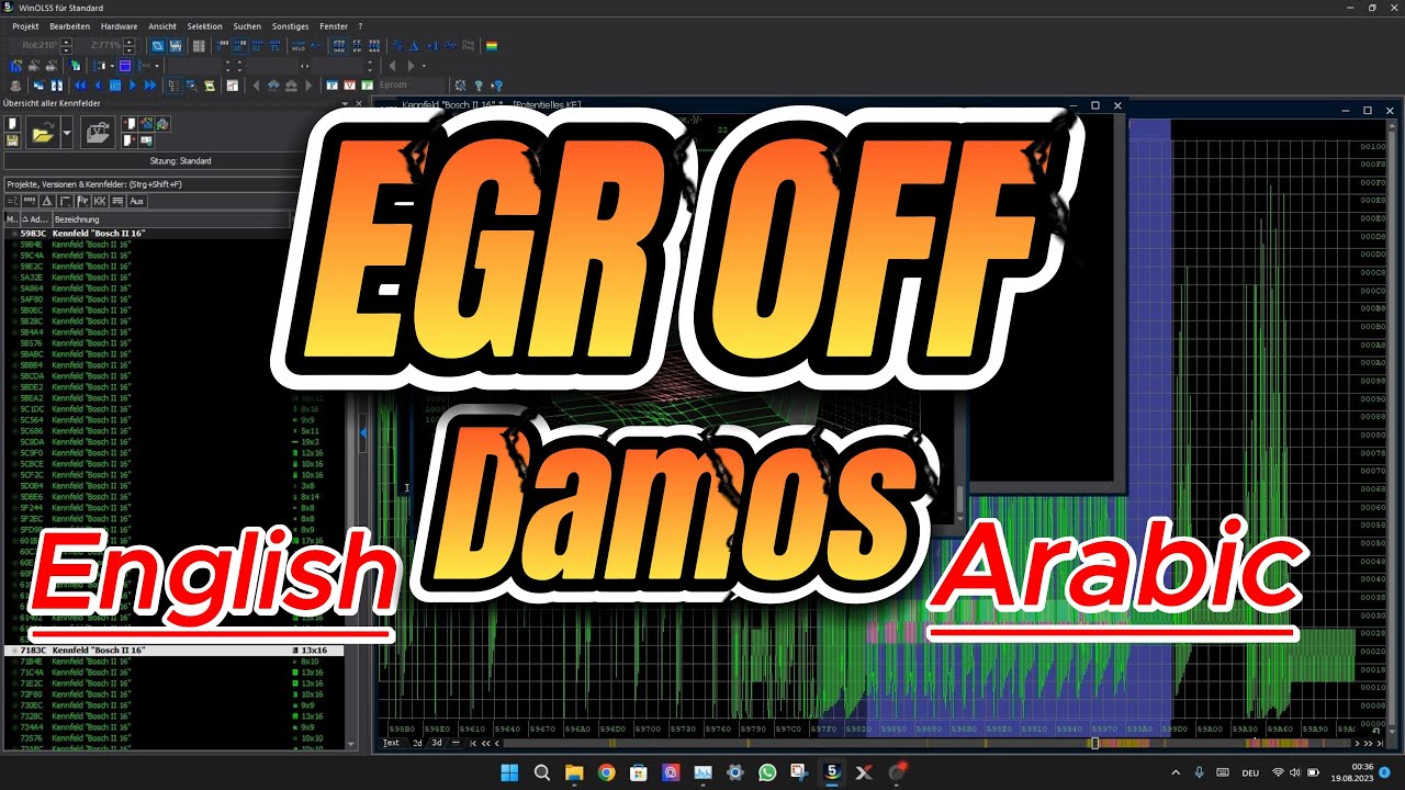 WinOLS EGR OFF Tutorial / how to Find Maps to do EGR OFF - YouTube