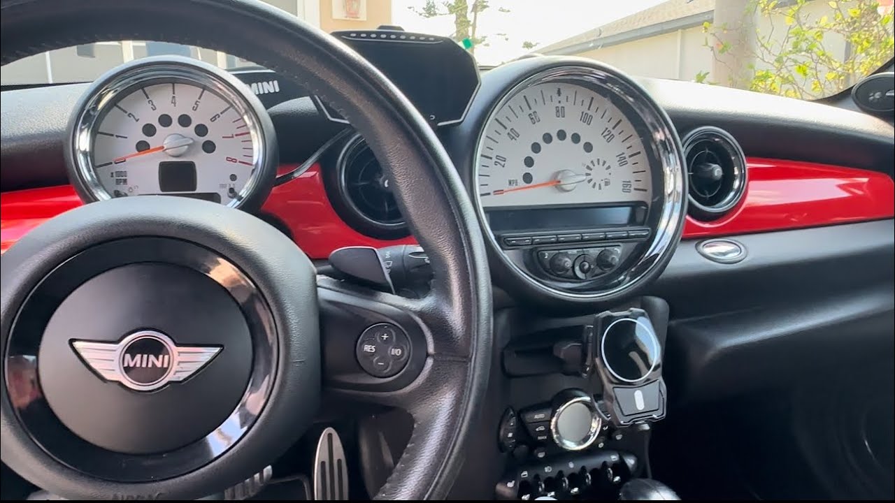 Adding Red Vinyl to Our Mini Cooper, Wrapping Car Interior, R58 Coupe ...
