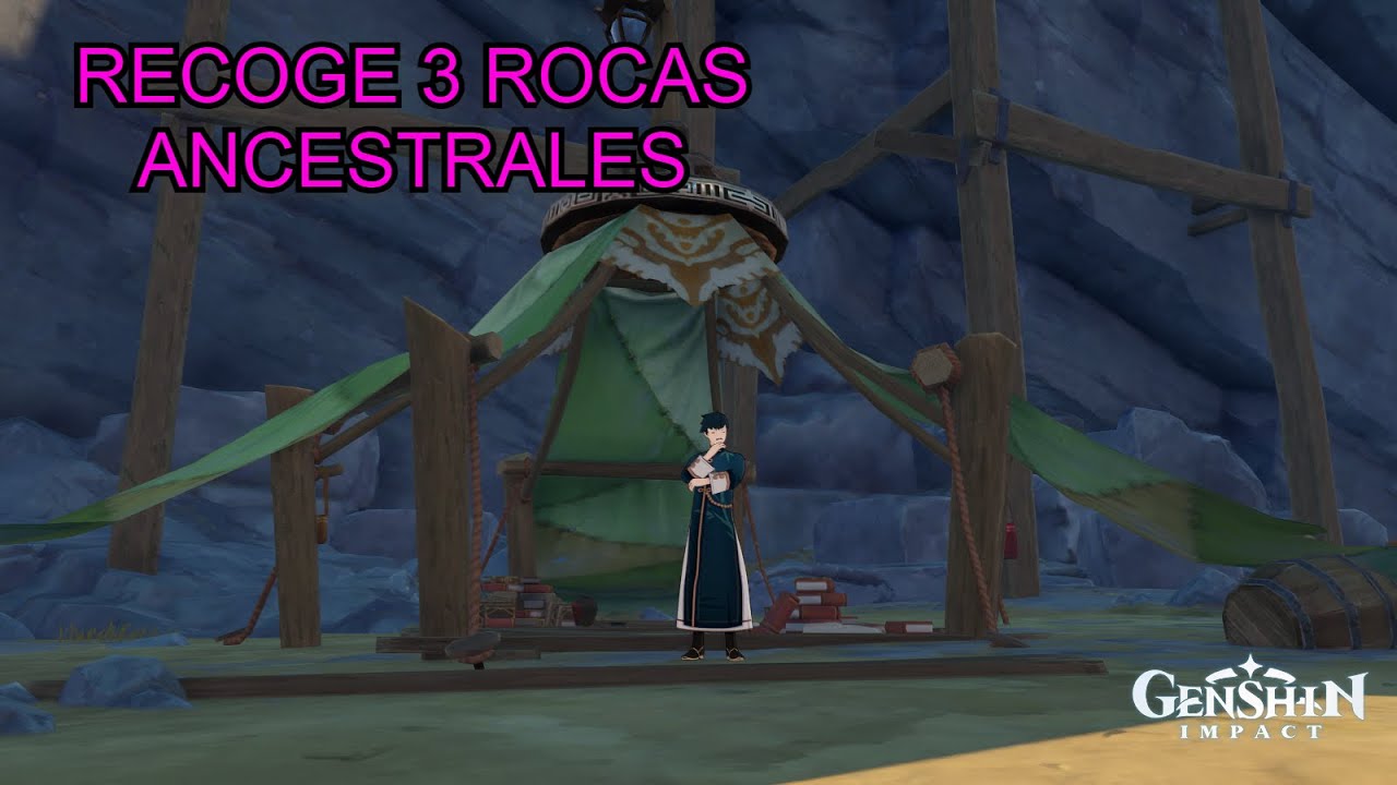 RECOGE 3 ROCAS ANCESTRALES Y ENTRÉGASELAS A MUNING - GENSHIN IMPACT ...