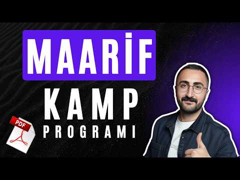 MAARİF PLANI HAZIR🎯 Yeni Müfredata Tam Uyumlu Program I Hoca, Kitap ve Kamp Önerileri I +PDF