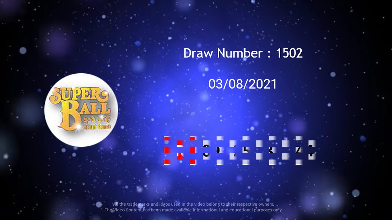 Super Ball - DLB - Draw 1502 - 03/08/2021 - YouTube