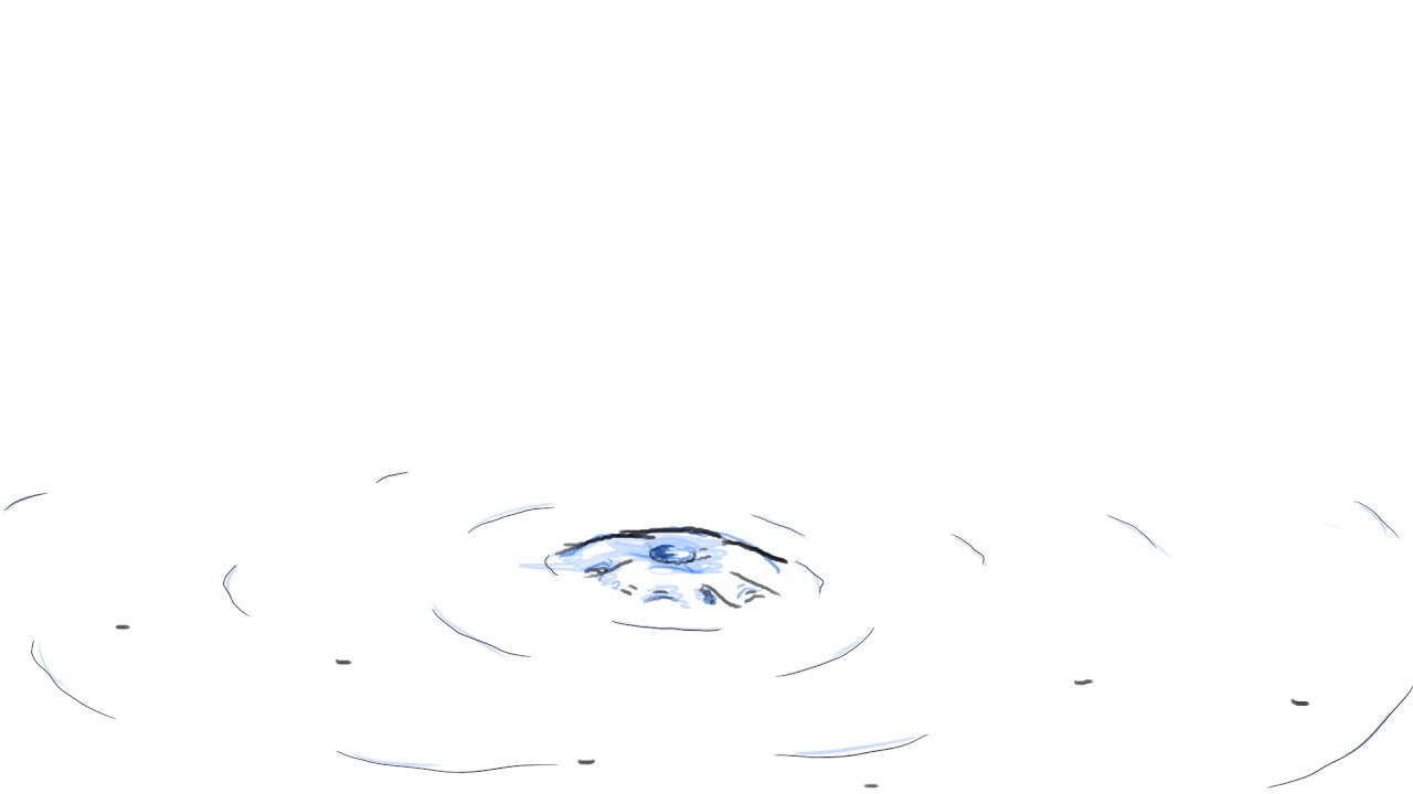 Water Splash - In progress - 2D Animation - YouTube