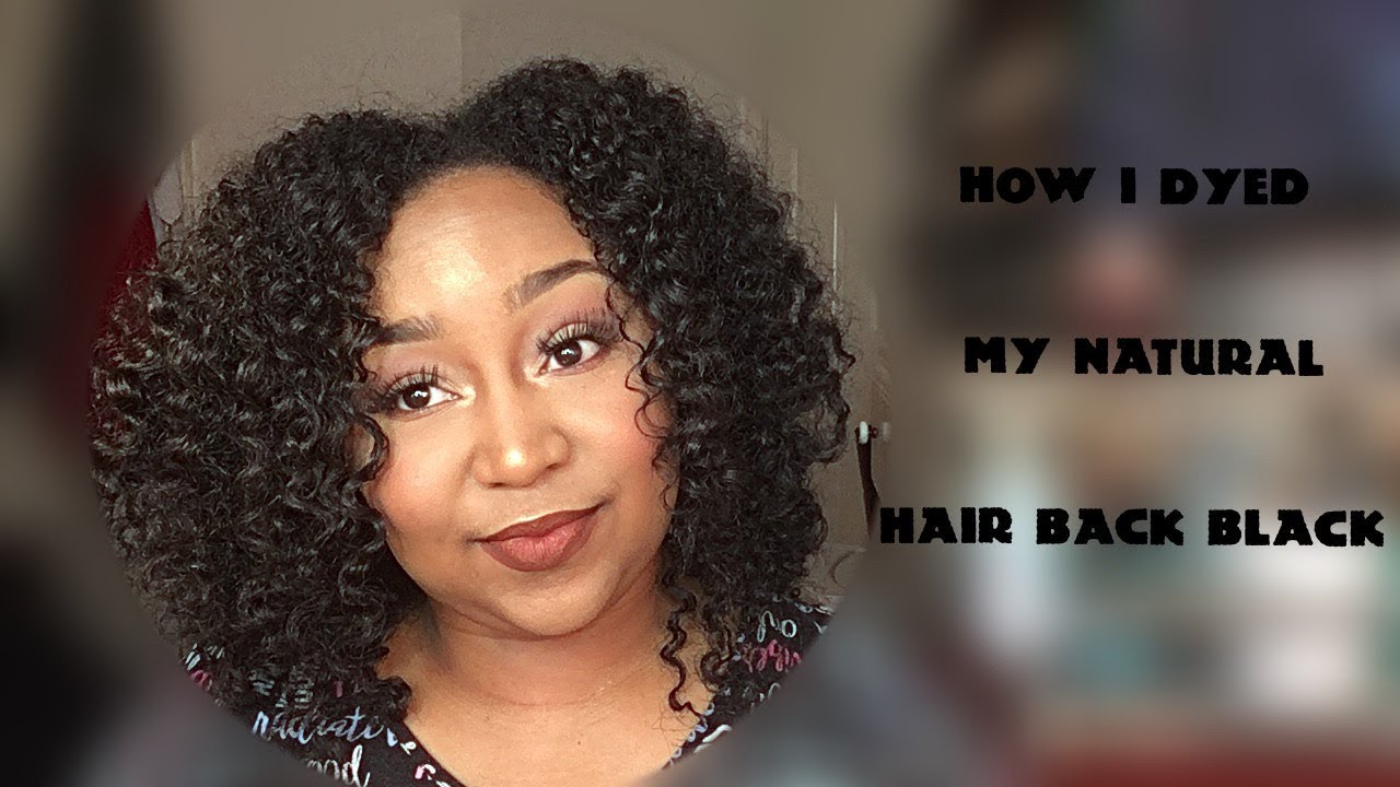 Watch me dye my hair back black* ION hair dye* - YouTube