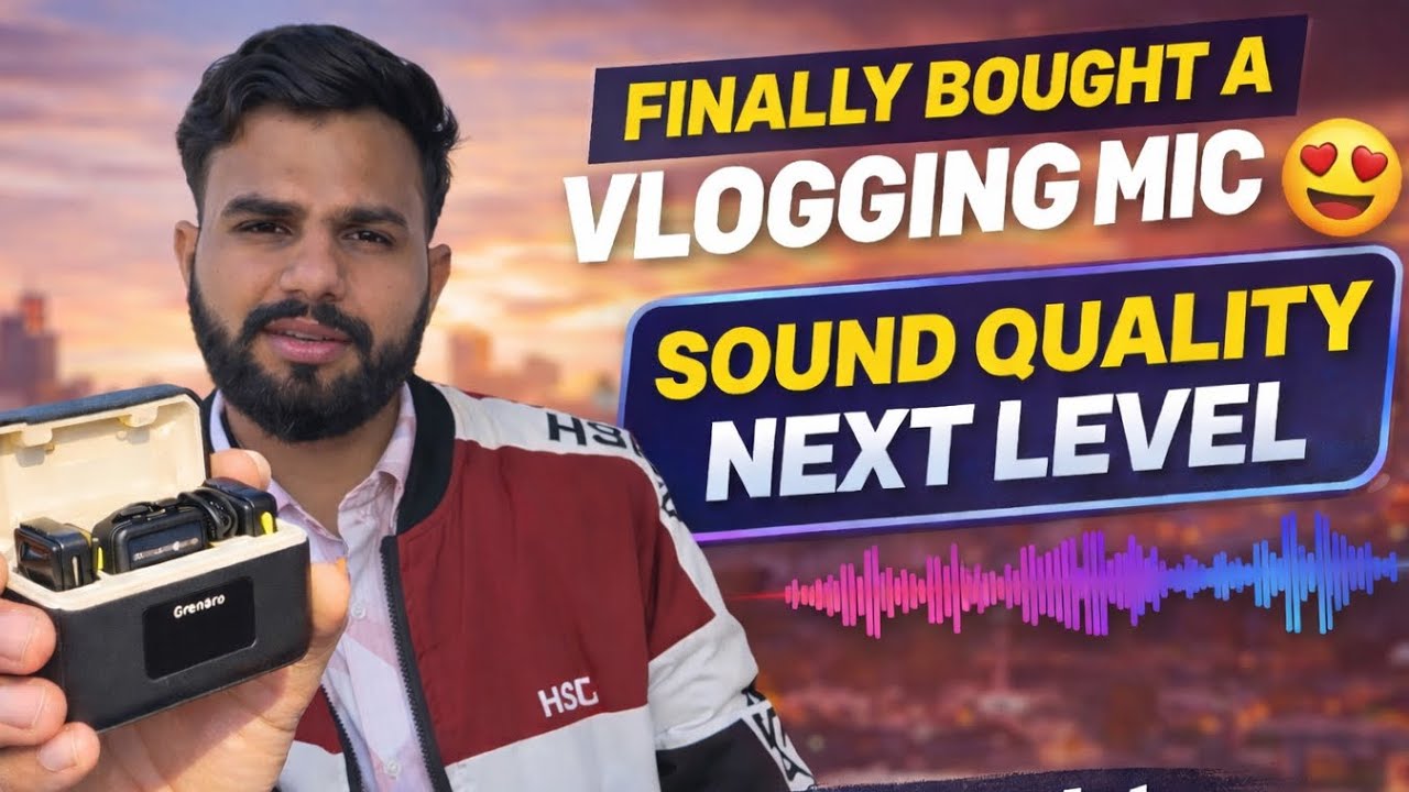 Finally Bought a Vlogging Mic 😍 | Sound Quality Next Level - YouTube