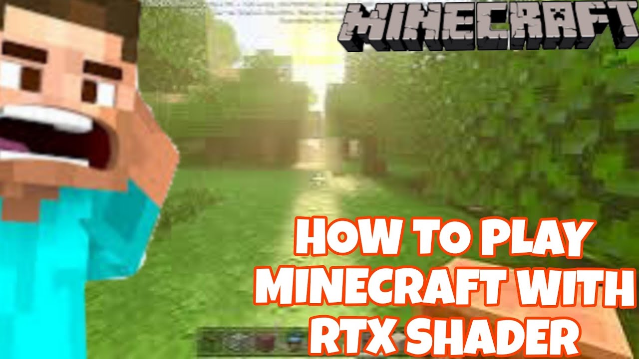 HOW To PLAY MINECRAFT WITH RTX SHADER #minecraft - YouTube