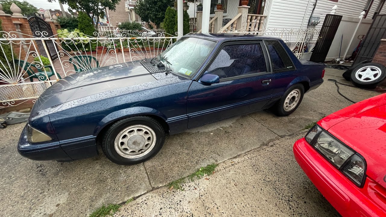 1988 ford mustang lx notchback vortec v3 dyno hp/trq - YouTube