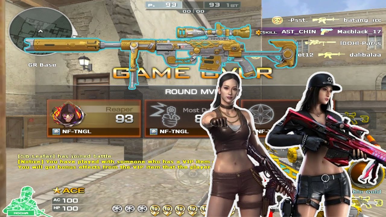 CROSSFIRE - 93 Kills | FFA (BlackWidow) Cheytac Dominator Noble Gold - YouTube