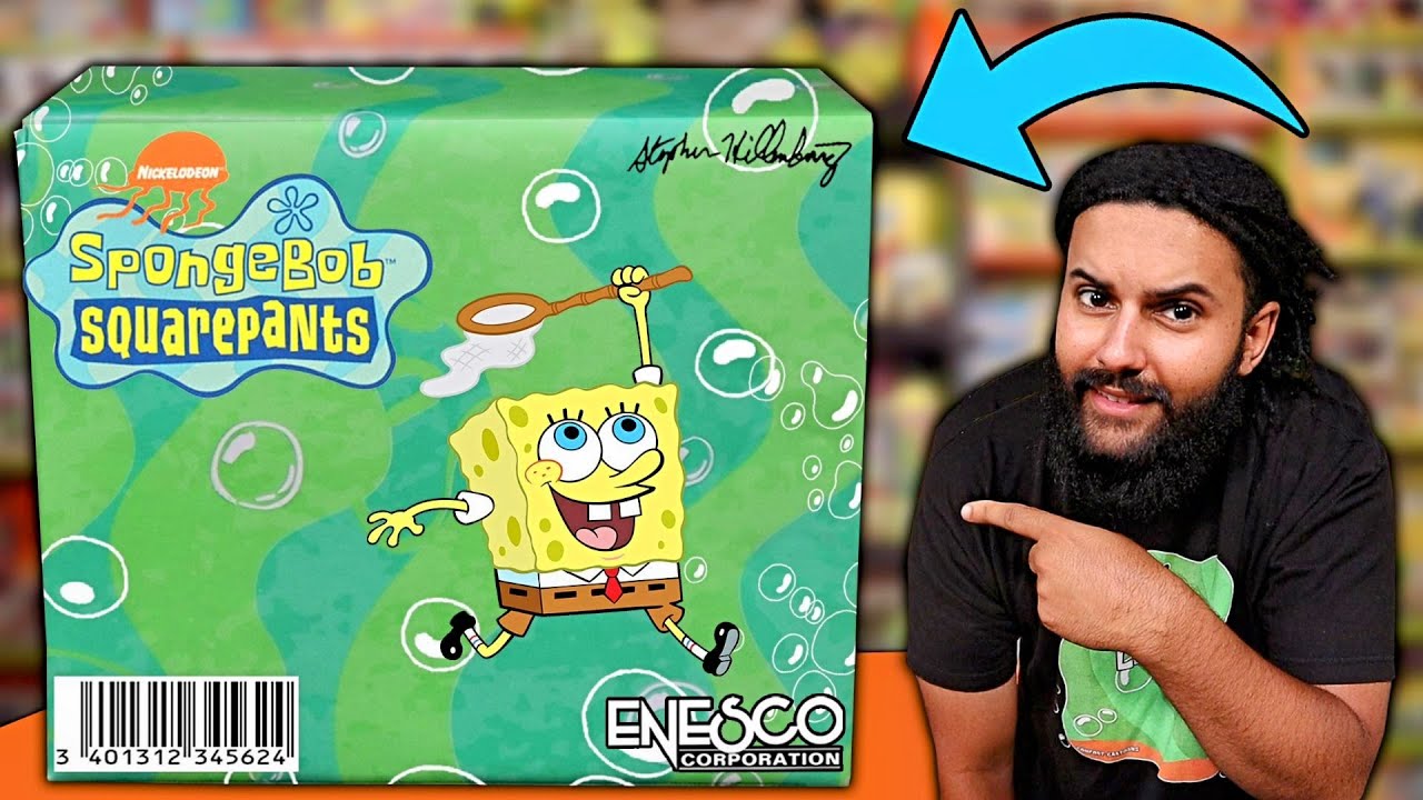One Of The RAREST Spongebob Collectible EVER Found In This BOX - YouTube