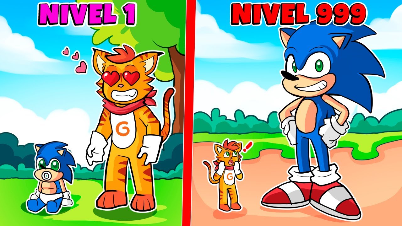 ¡HACEMOS CRECER A SONIC! 😨 🤣 | SRGATO - PASAMOS DE SONIC NOOB A PRO EN ...