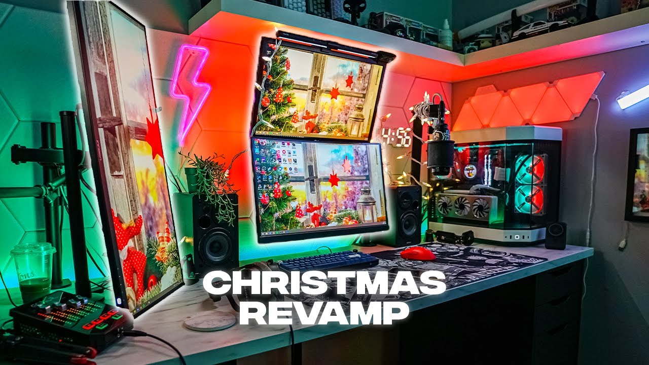 Revamping My $10,000 Gaming Setup For Christmas - YouTube