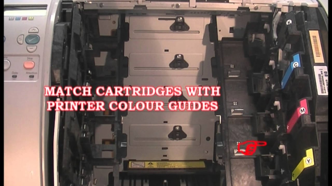 Installation for the HP 3700 Color Toner Cartridges - YouTube