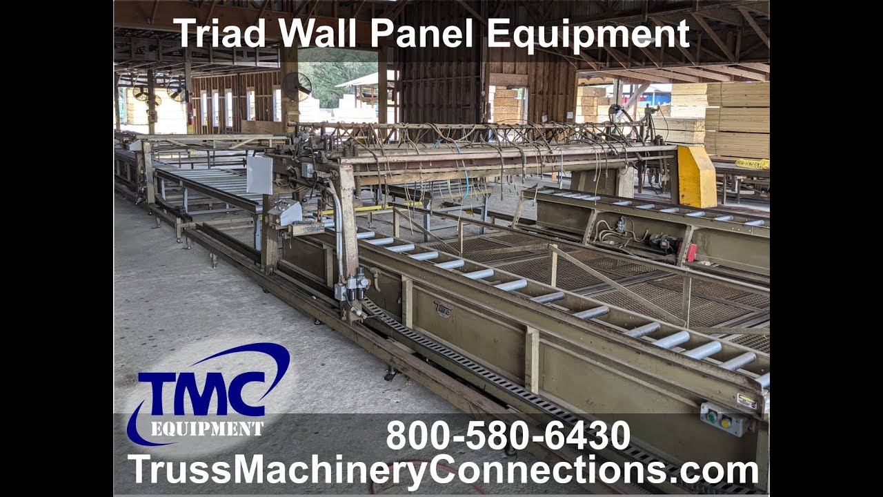 Triad Wall Panel Equipment - For Sale - YouTube
