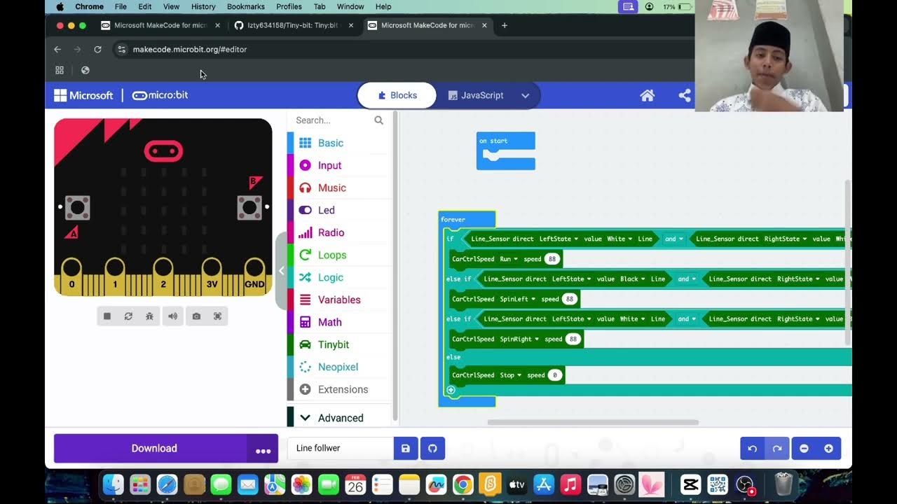 Tiny:Bit Tutorial [Line Follower] - YouTube