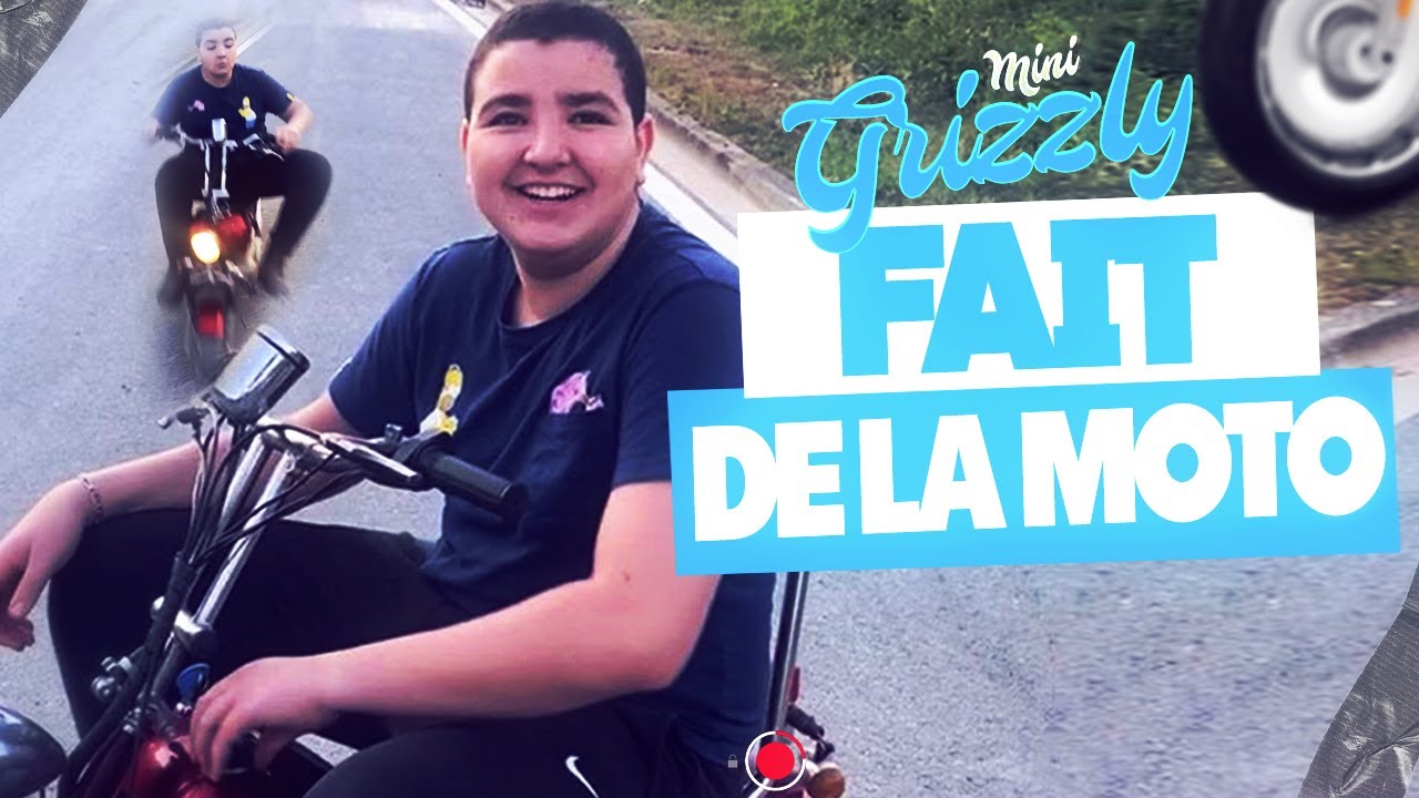 Mini grizzly le biker !!! - YouTube