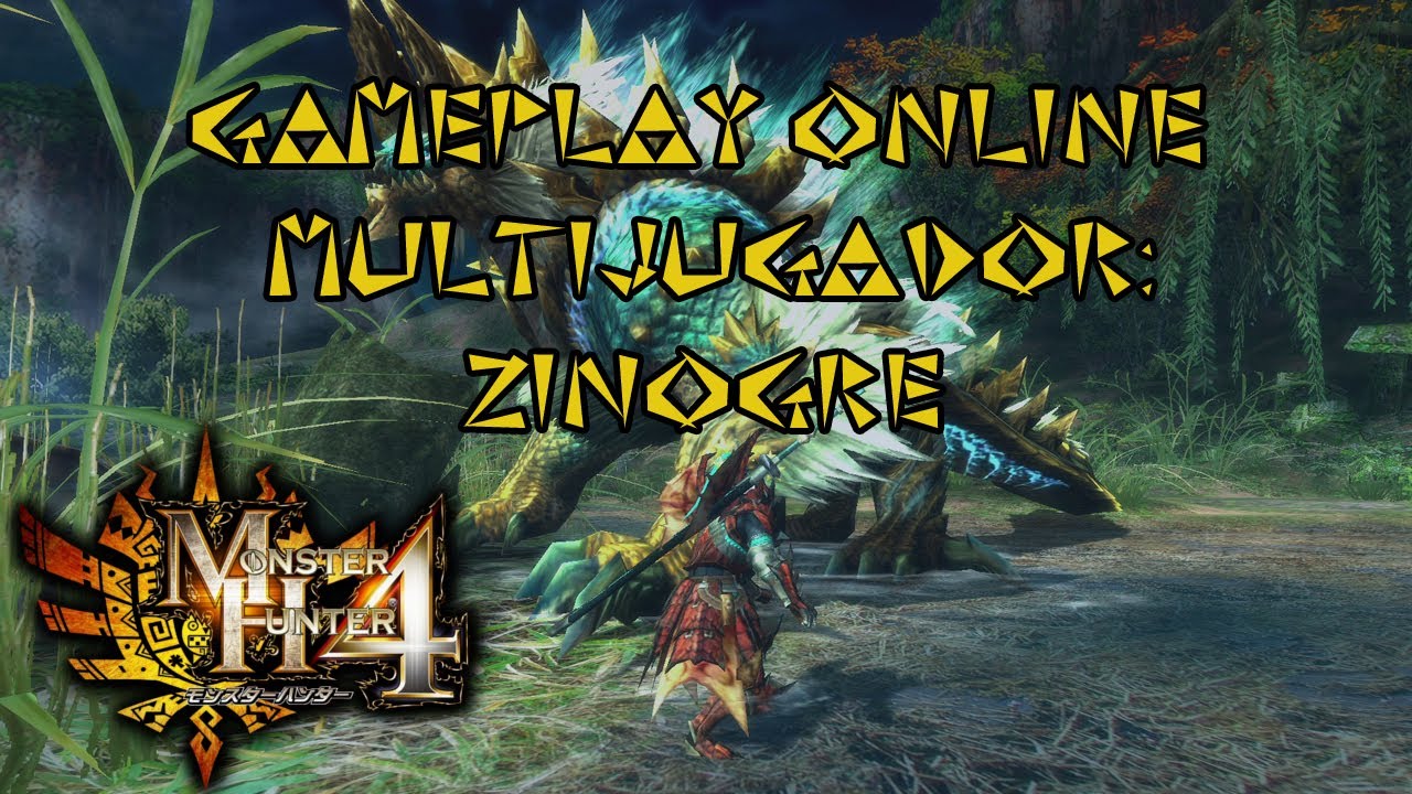 Monster Hunter 4 - ZINOGRE - Online Multiplayer Gameplay MH4 - Insect ...