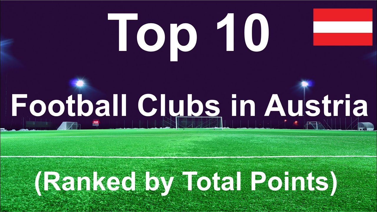 Top 10 Football Clubs in Austria - Ranked by Total Points (1911-2020 ...