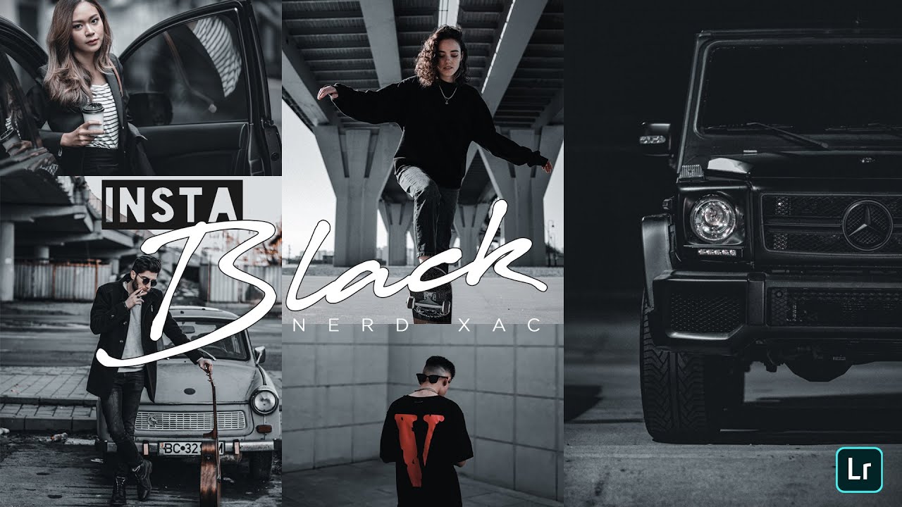 Insta BLACK - Lightroom Mobile Premium Preset | How to Edit | Free DNG ...