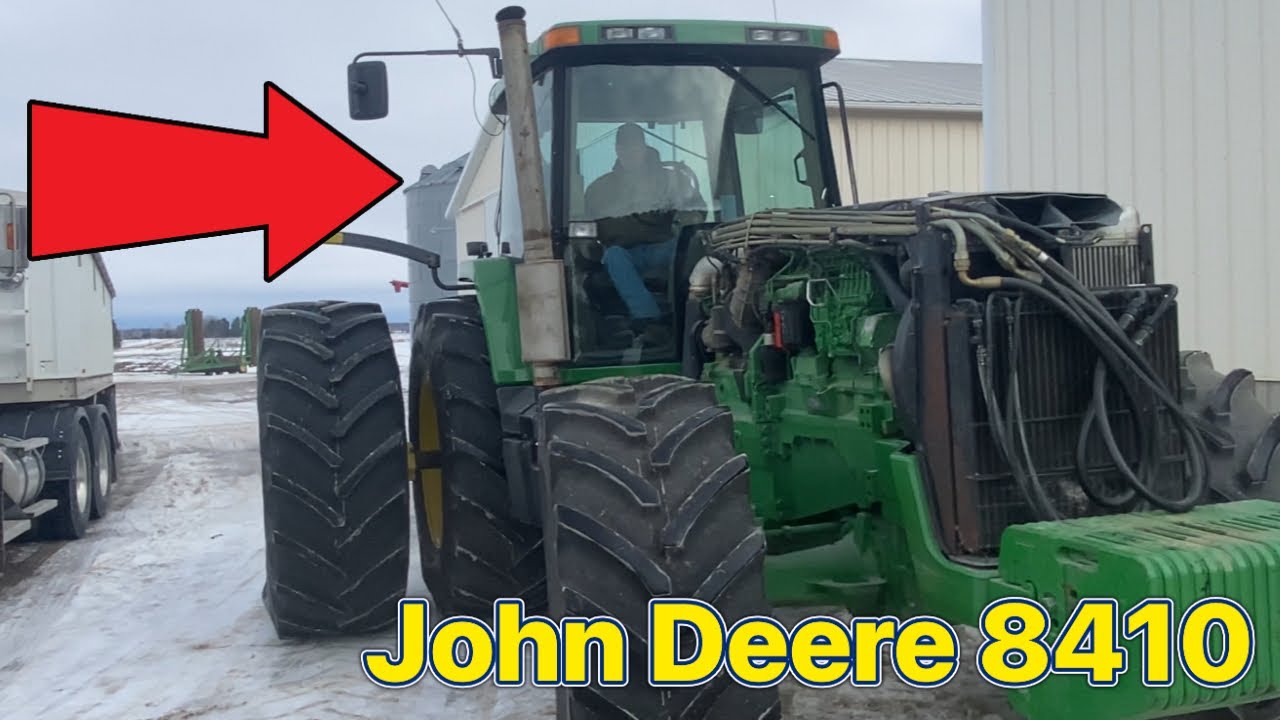 John Deere tractor gets aftermarket exhaust - YouTube