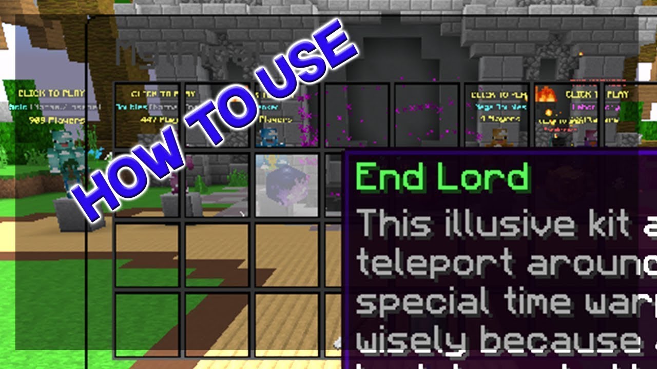 How To Use End Lord Kit/Funny Moments(Hypixel Skywars) - YouTube