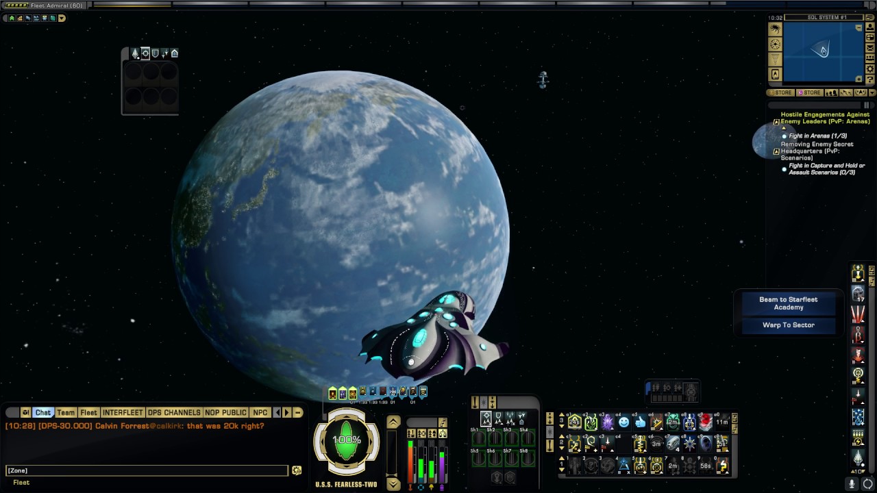 STAR TREK ONLINE - 125k Temporal Dreadnought Cruiser[T6] Chronos Class ...