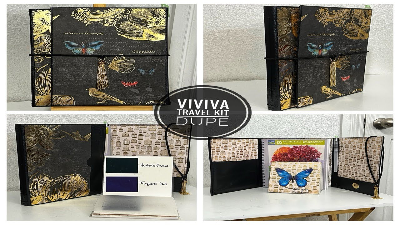 DIY Travel Art Portfolio! Flip-Through for quick inspiration! - YouTube