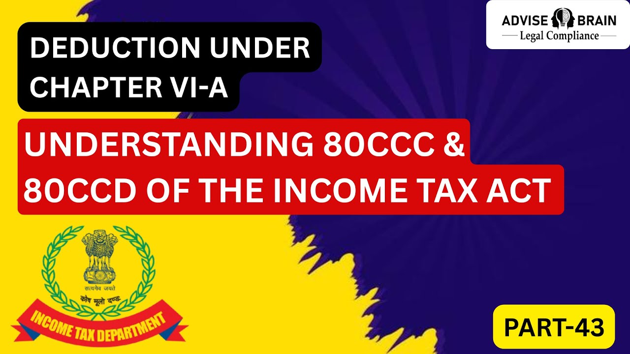 Section 80CCC & 80CCD Explained | Save Tax on Pension & NPS ...