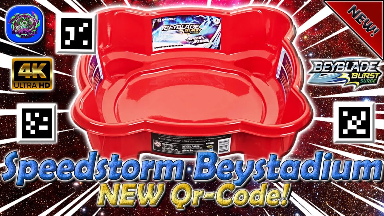 New Digital Speedstorm Beystadium Qr-Code - Beyblade Burst Surge - YouTube
