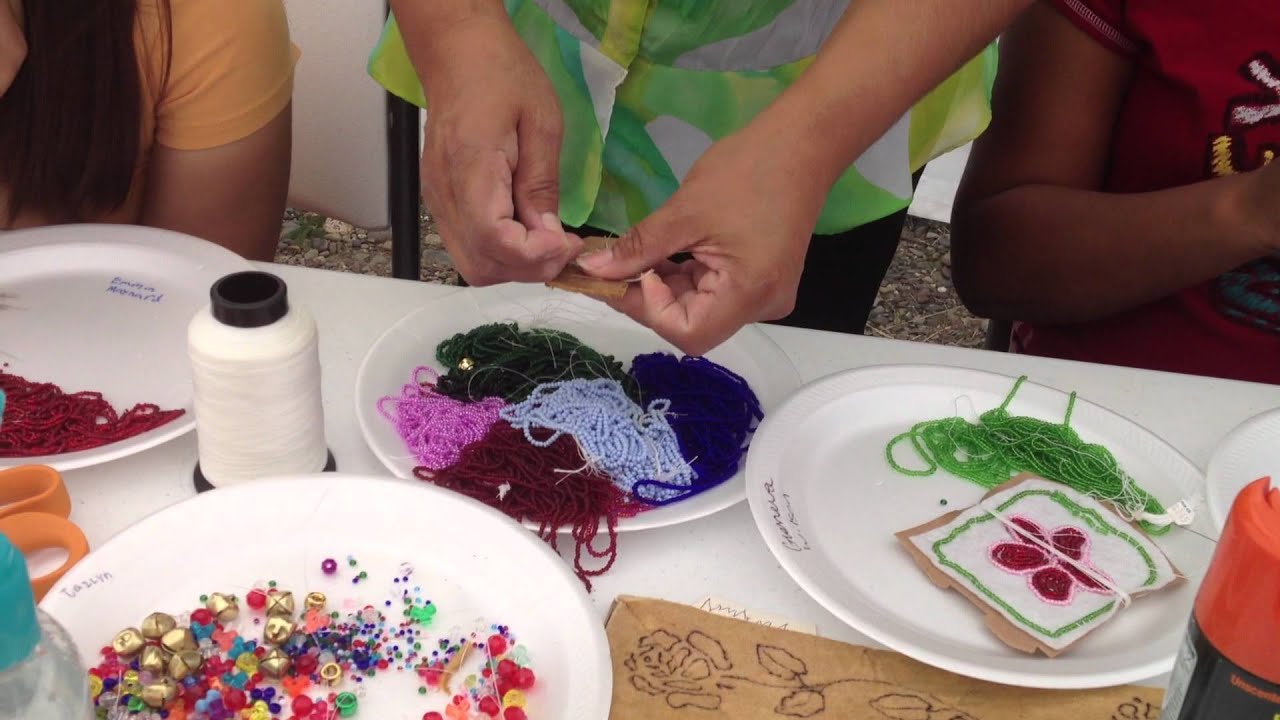 Tok Native Association culture class: Native Beading - YouTube