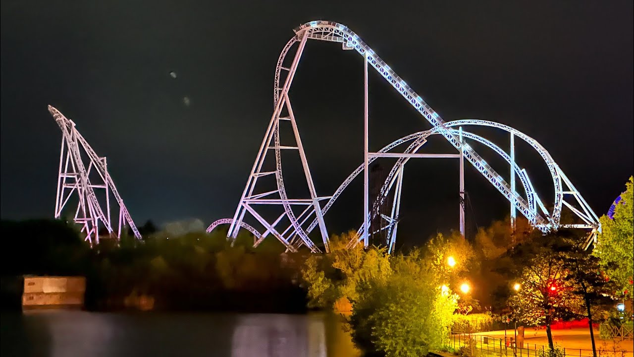 Thrilling Hyperia Ride Test And Stunning Night Sights At Thorpe Park ...