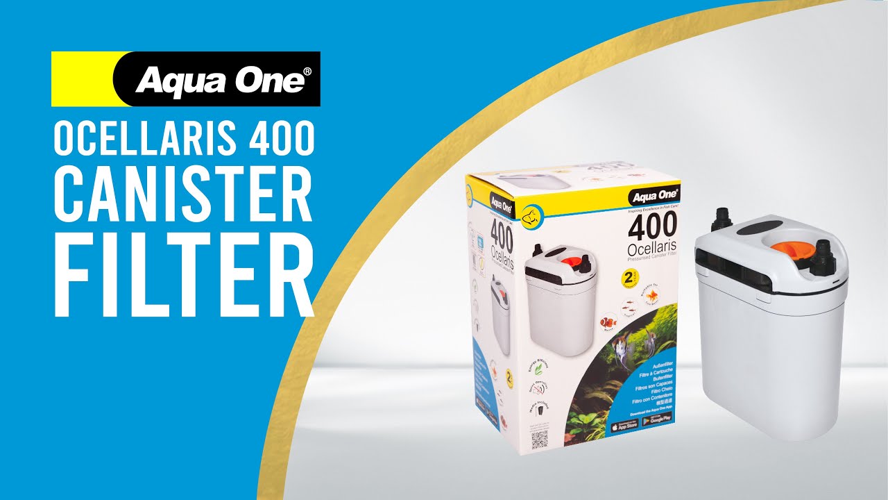 Aqua One Ocellaris 400 Pressurised Canister Filter - YouTube