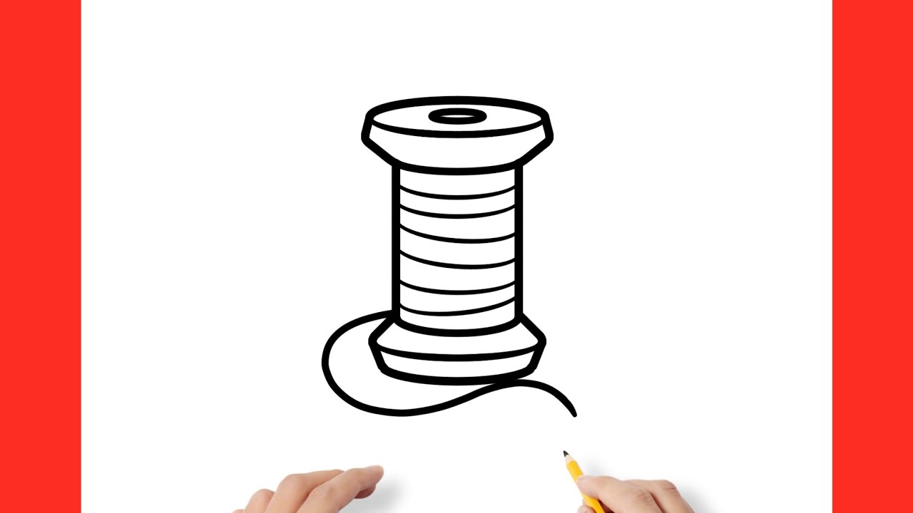 How To Draw A SPOOL OF THREAD Step By Step Drawing Threads Easy YouTube how-to-draw-a-spool-of-thread-step-by-step-drawing-threads-easy-youtube
