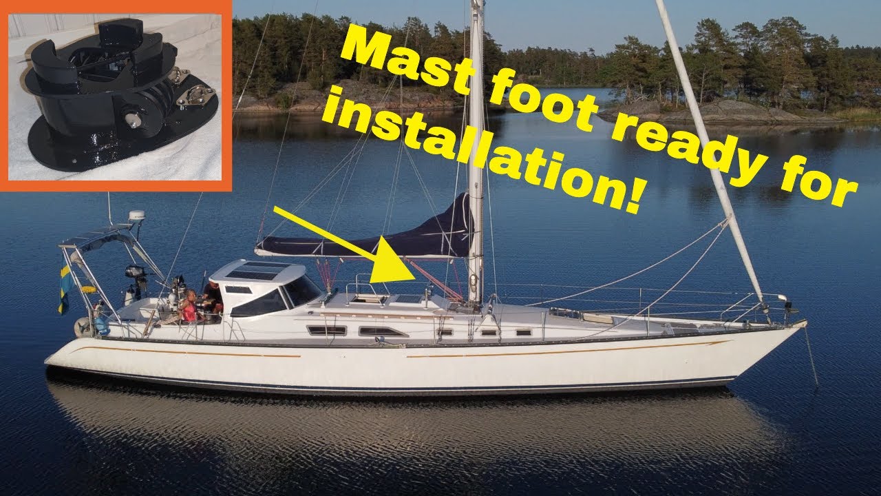 Sailboat mast project | mast foot step II. - YouTube