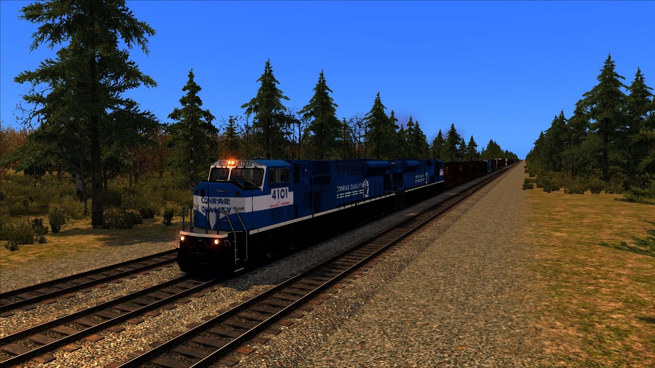 Train Simulator Classic 2024: Conrail SD80MAC RS3L horn show - YouTube