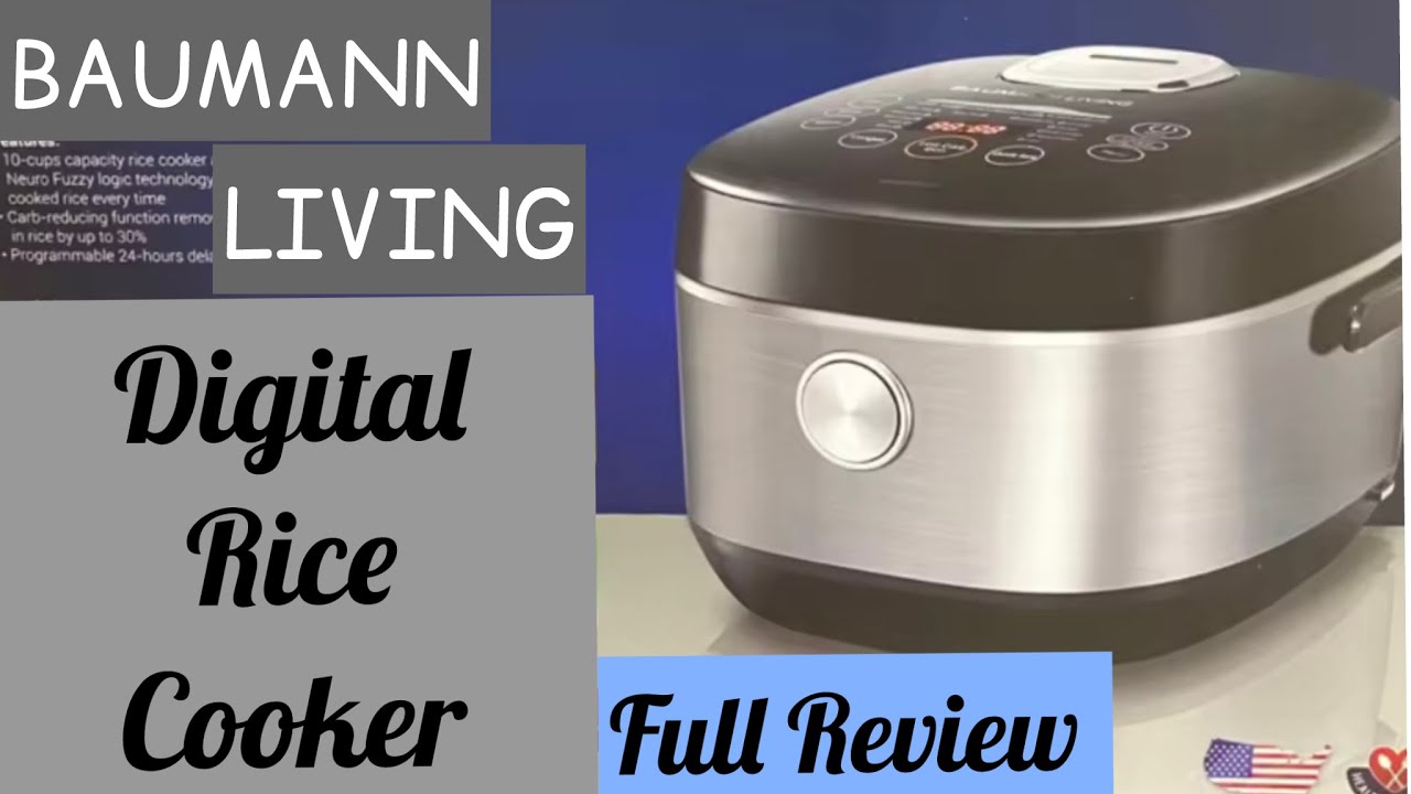 Smart Rice Cooker Baumann Living / Digital Rice Cooker full review # ...
