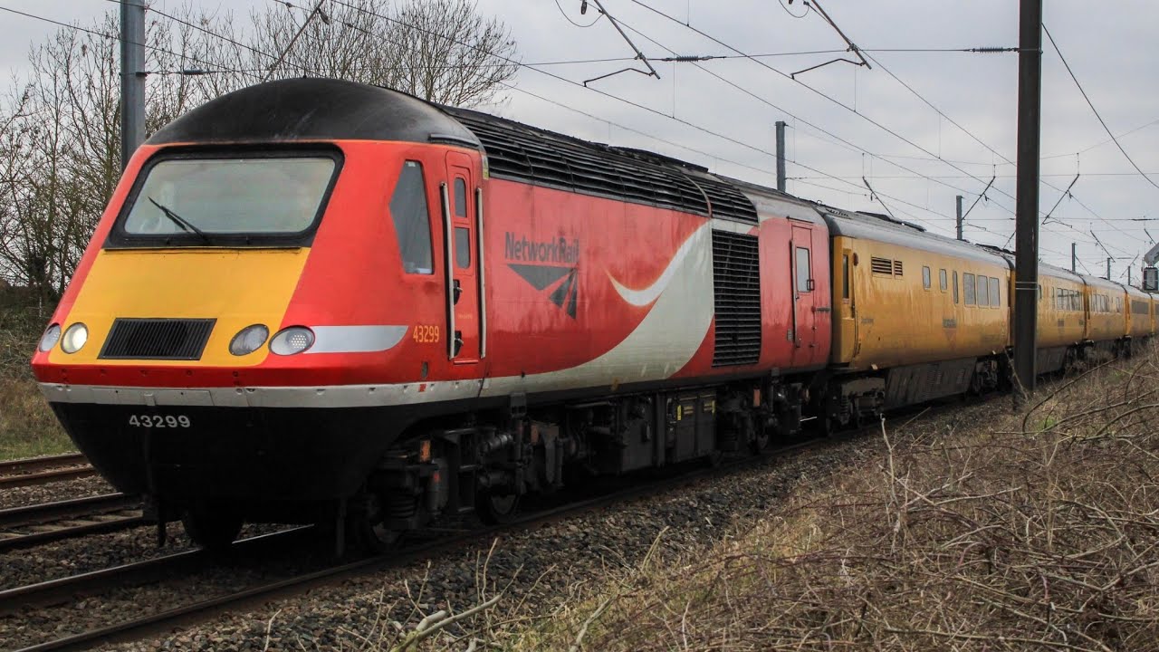 Trains around Worksop ( Engineering Trains) (Ex Lner Hst) 22/3/21 - YouTube