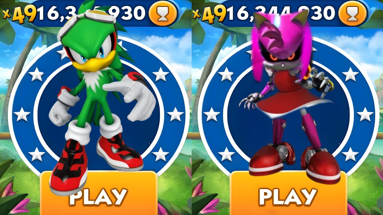 Sonic Dash - JET vs Rusty rose vs All Bosses Zazz Eggman - All ...