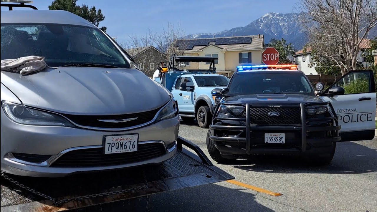 SINGLE CAR ACCIDENT INVOLVING A CHRYSLER 200 INTO A FIRE HYDRANT- NO ...