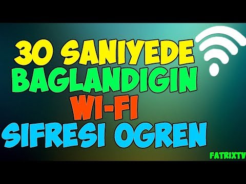 30 Saniyede Bağlandığın Wifi Şifresini Öğrenme (Windows 7-8-10)