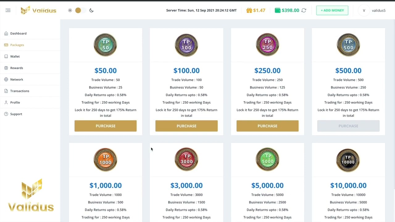 How to buy ValidUS package?https://app.teamvalidus.com/auth/signup ...