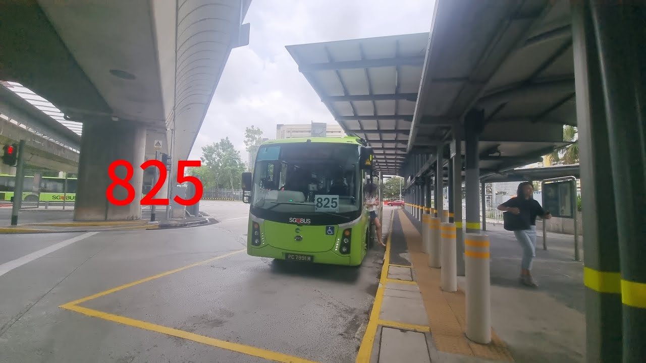 Bus 825 Route Visual - YouTube