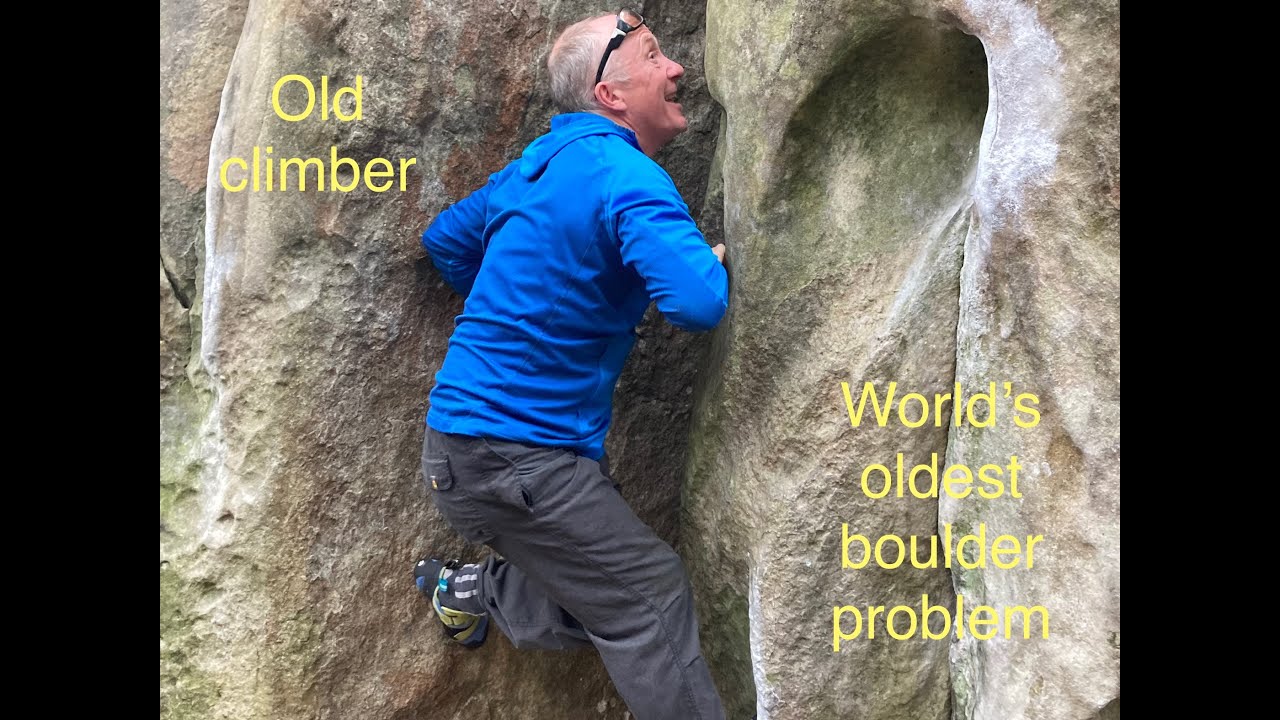 Only in Fontainebleau...The World's Oldest Boulder Problem - YouTube
