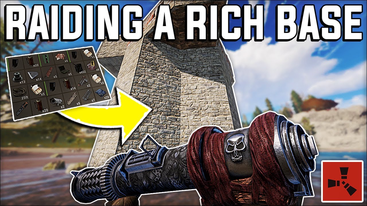 RAIDING INTO A LOADED COMPONENTS OCEAN BASE! - Rust Survival Gameplay ...