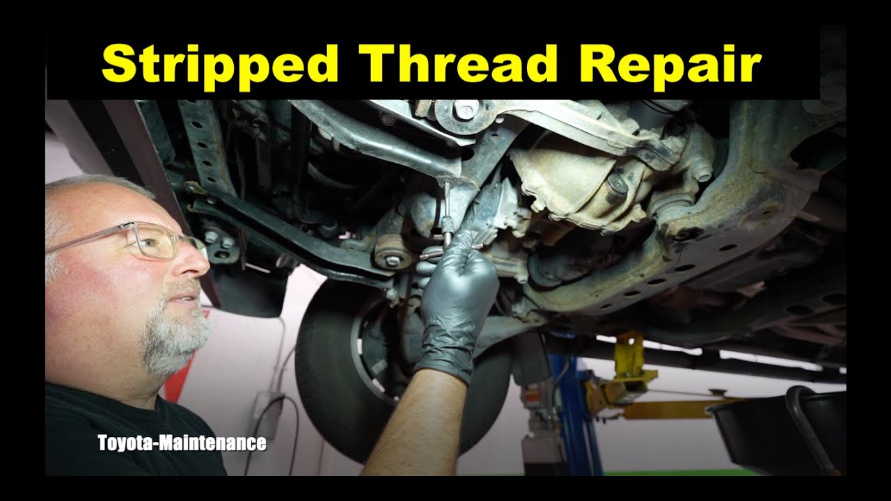 How To Fix Damaged Thread - YouTube