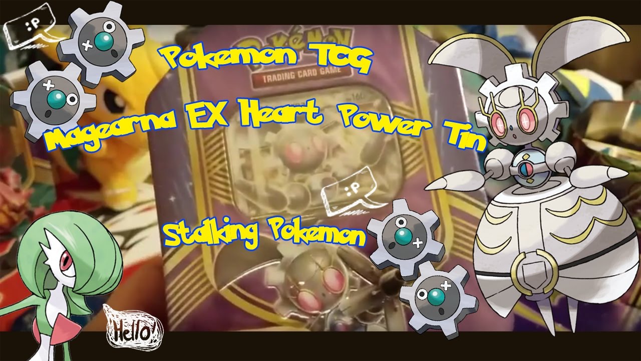 Pokémon TCG: Magearna EX Heart Power Tin Opening - YouTube