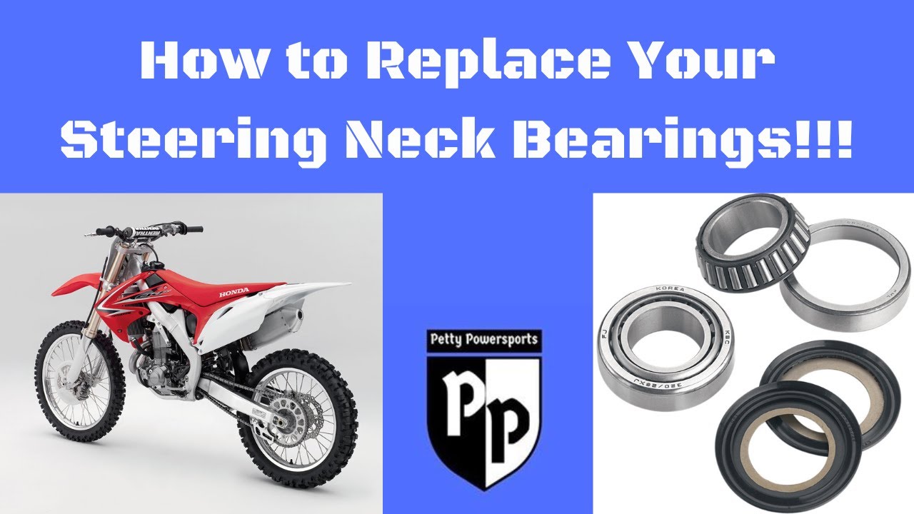 How to Replace Steering Neck Bearings - YouTube