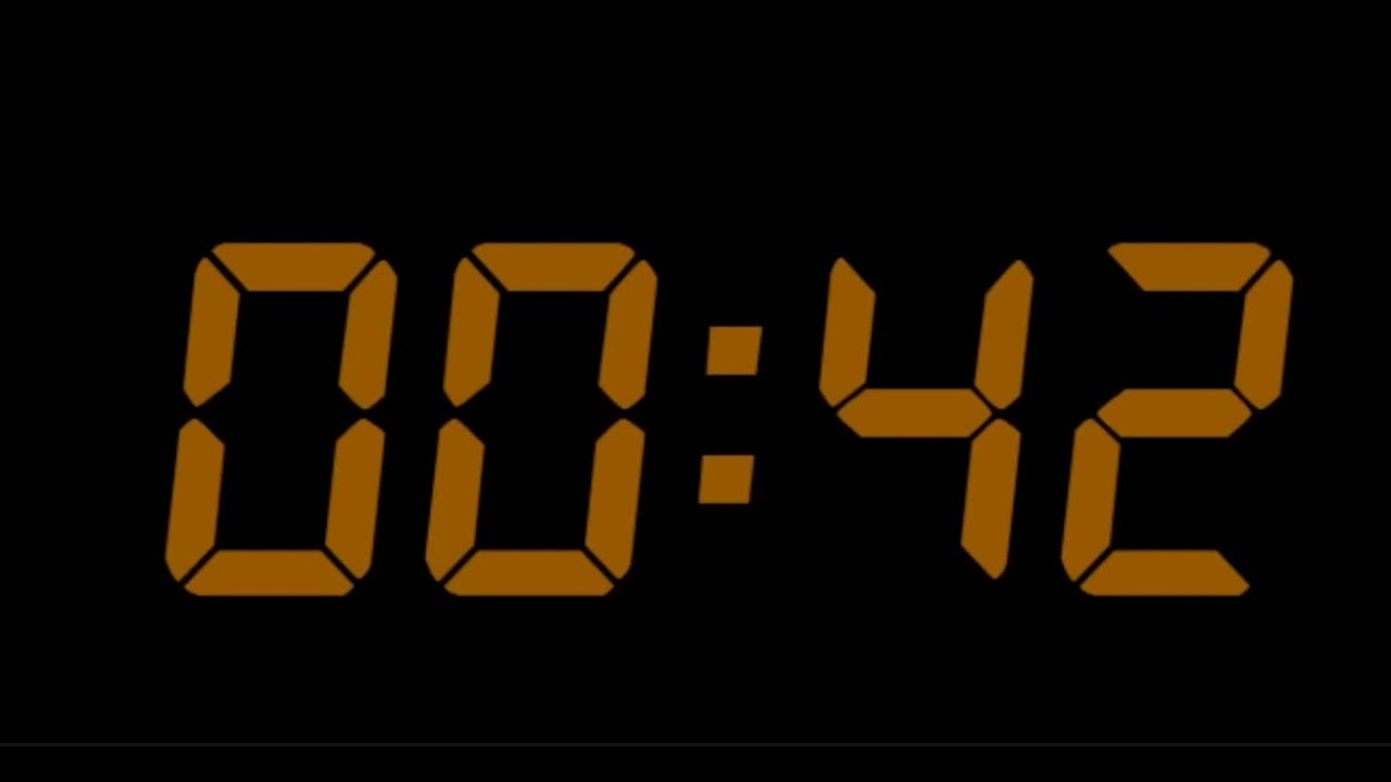 42 SECOND TIMER - YouTube