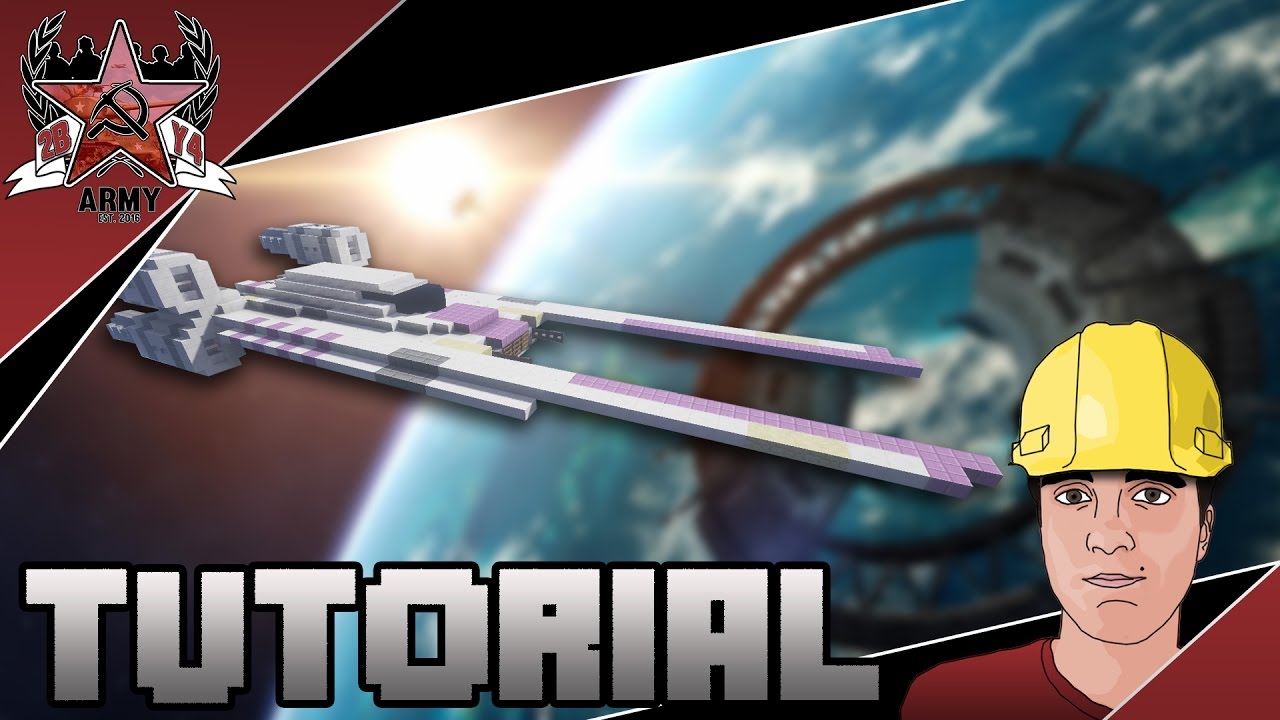 Minecraft: Star Wars UT-60D U-Wing Starfighter Tutorial - YouTube