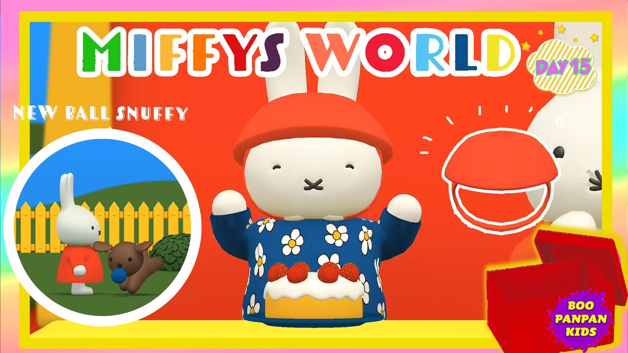 Miffy's Dairy Day15 Helmet and Blue ball(Snuffy toy) |Boopanpan Kids ...