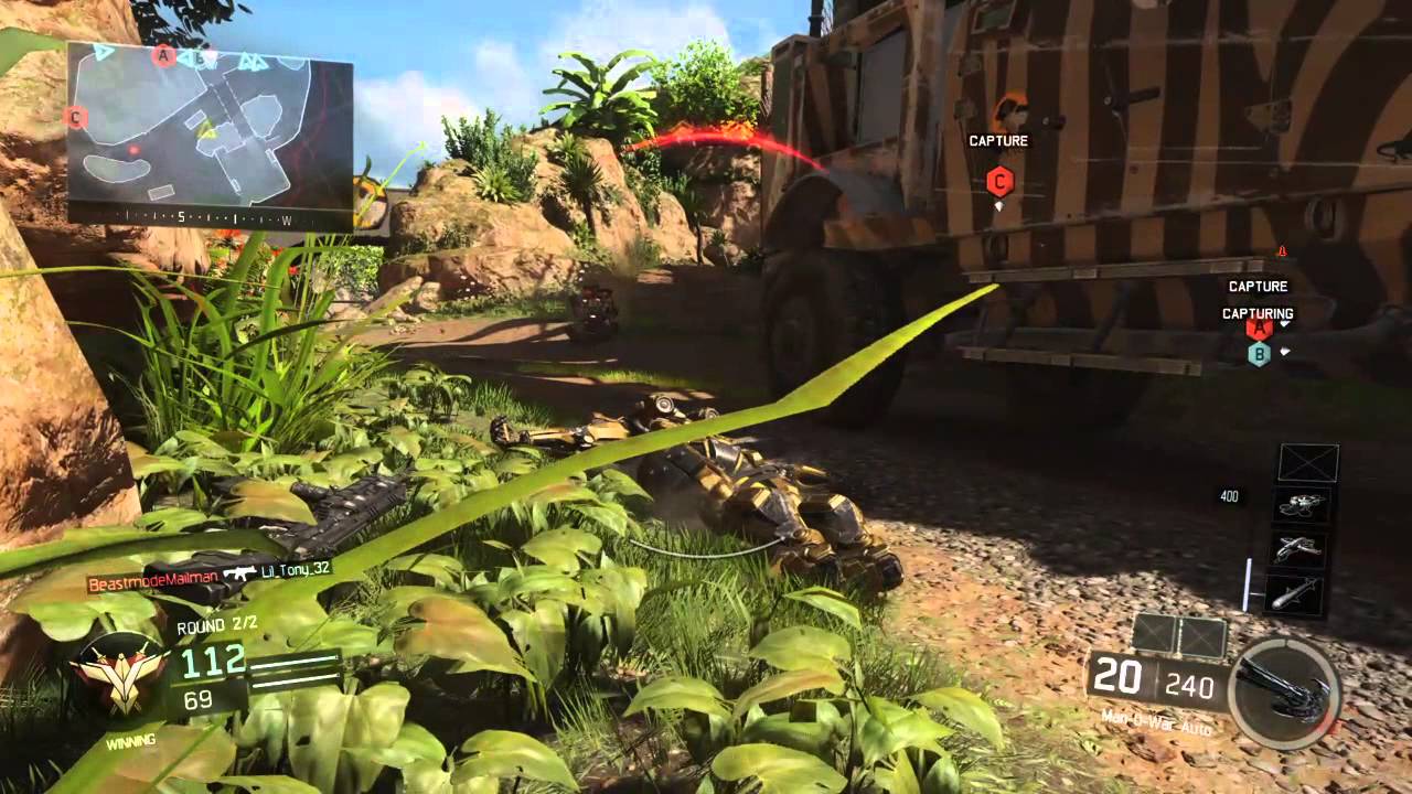 BLACK HAT IS SO BROKEN!!! Solid BO3 Beta Gameplay On Hunted W/ Man -O ...