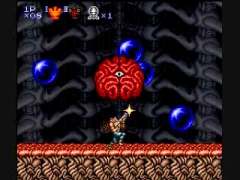 Contra III: The alien wars boss fight on hard mode compilation 3/3 ...